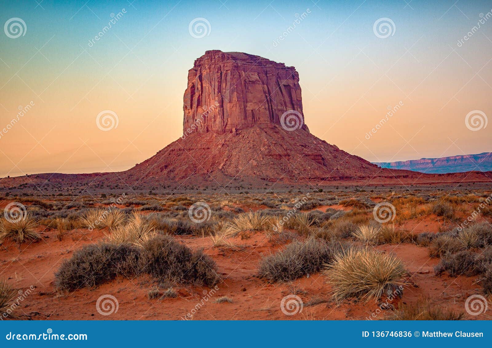 Monument Valley, Utah stock photo. Image of hill, nation - 136746836