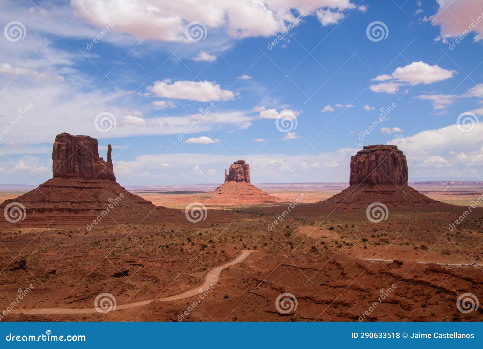 Monument valley stock photo. Image of desert, plateau - 290633518