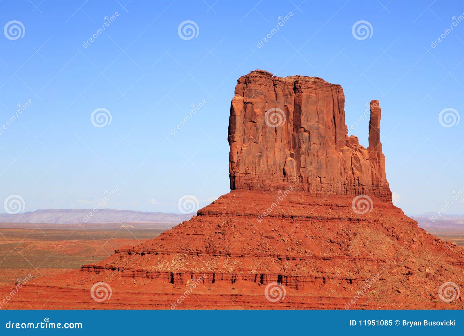 Monument Valley - West Mitten Butte Stock Image - Image of tourism ...