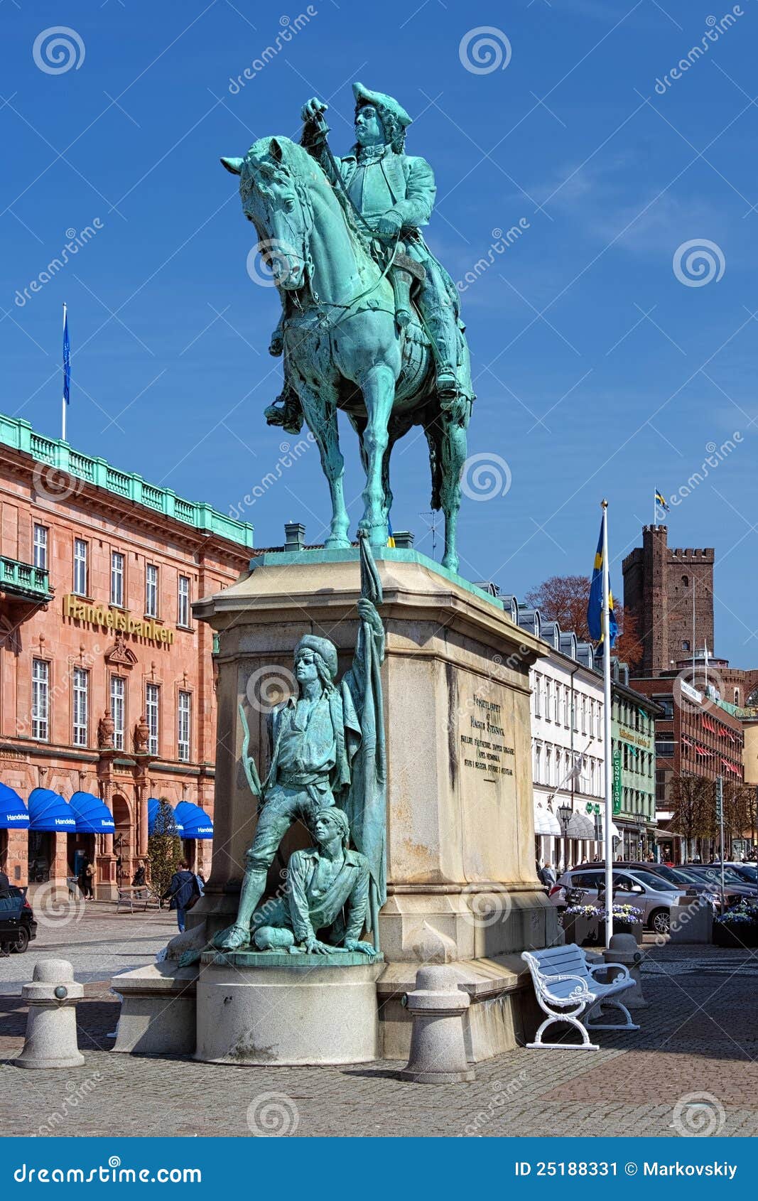 Monument Van Magnus Stenbock in Helsingborg, Zweden Redactionele Foto ...