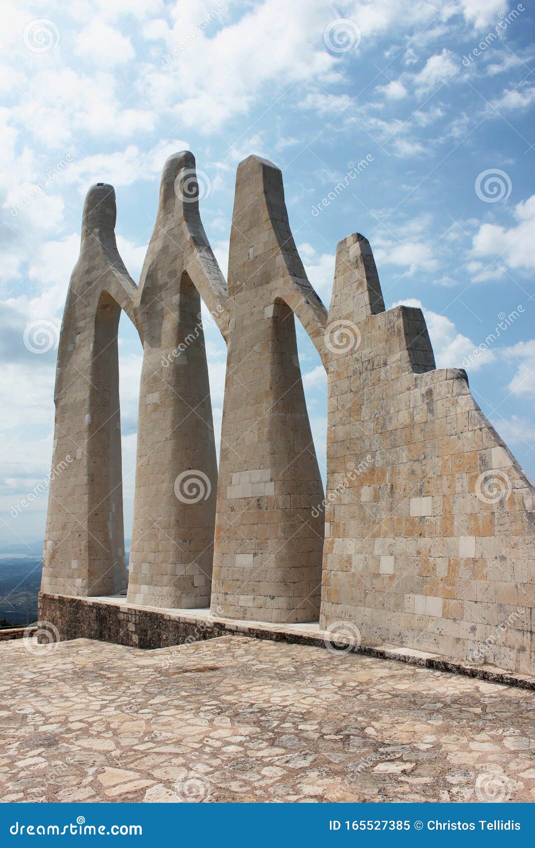 Monument of Zalongo or Zalogo Preveza Stock Image - Image of greece ...