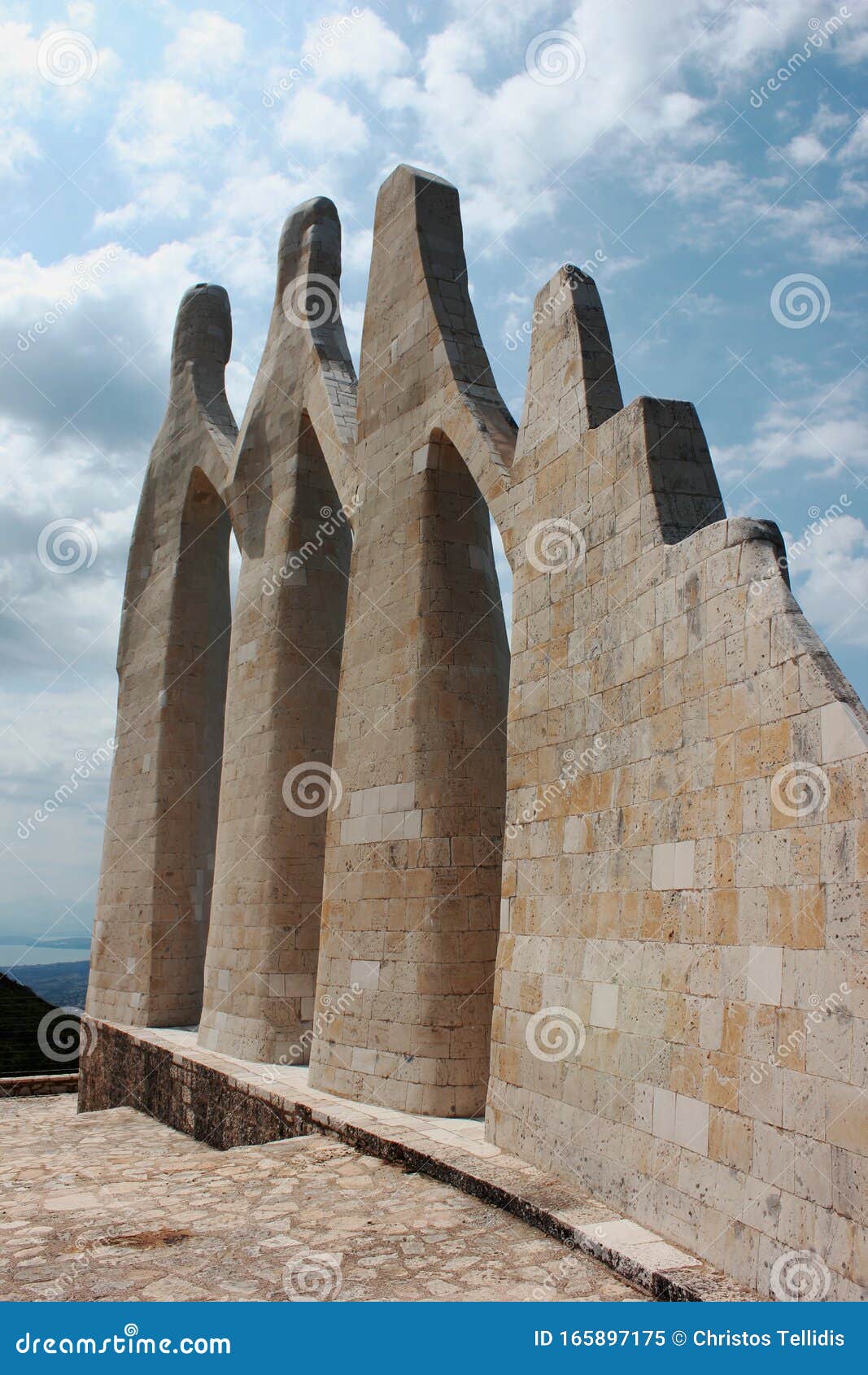 Monument of Zalongo or Zalogo Preveza Stock Image - Image of mountain ...