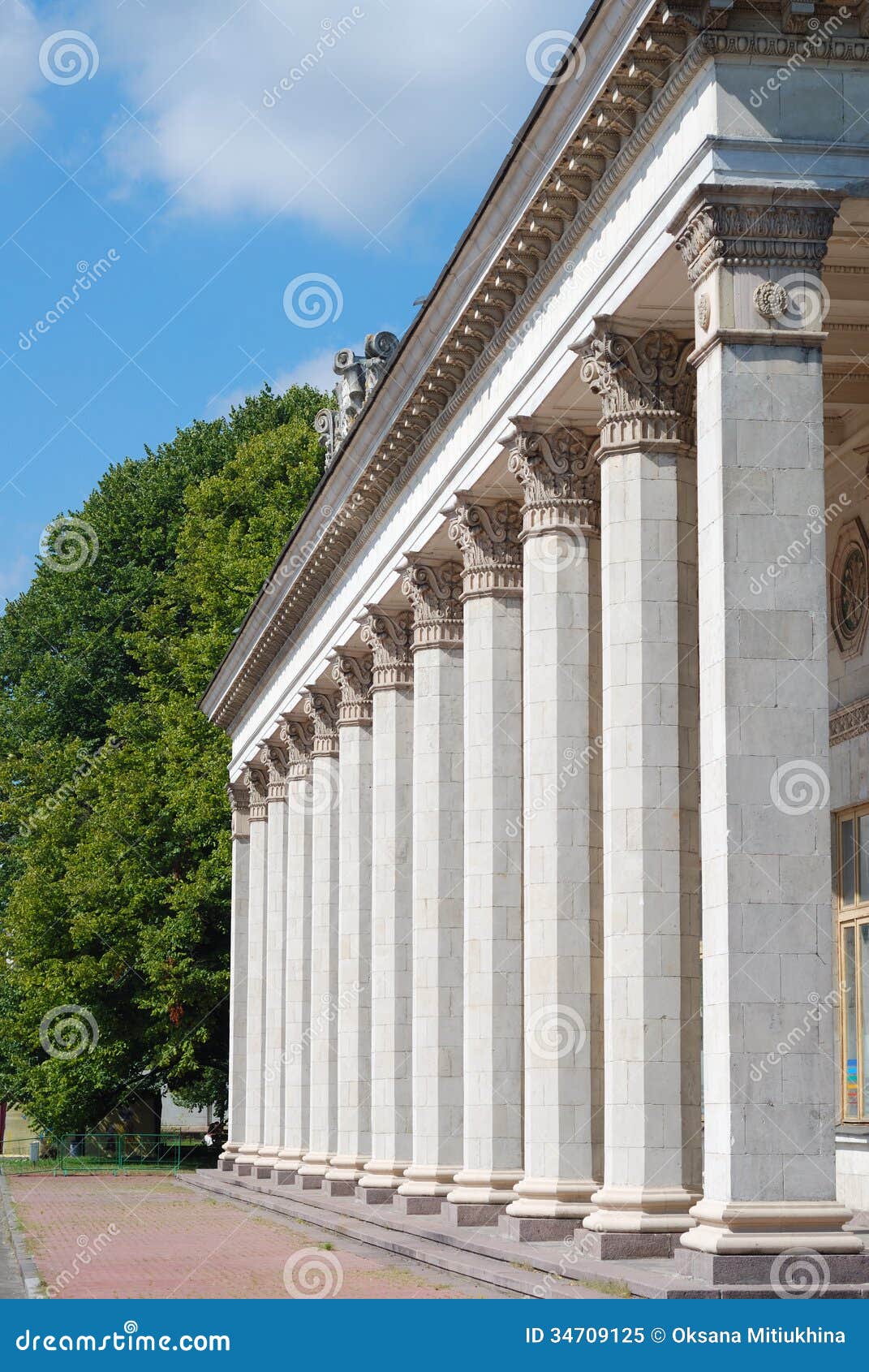Monumental architecture stock image. Image of classical - 34709125