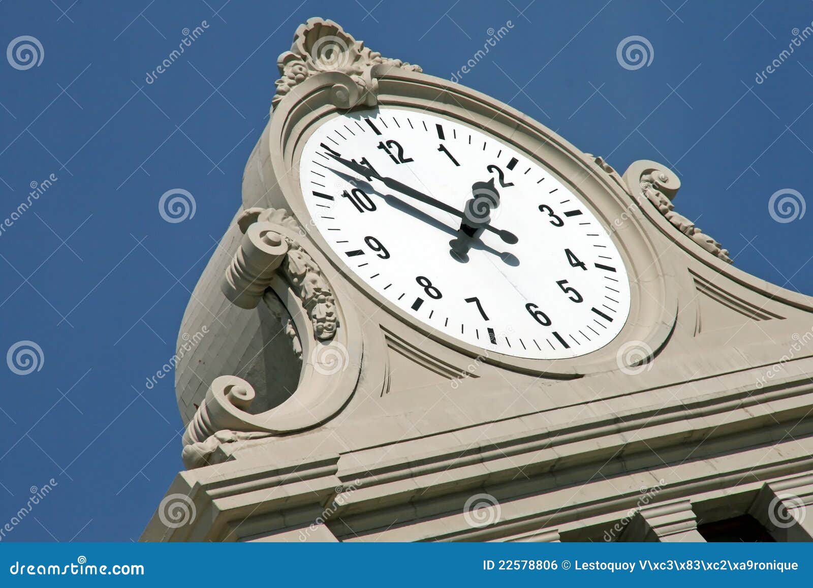 Monumental clock stock photo. Image of duration, count - 22578806