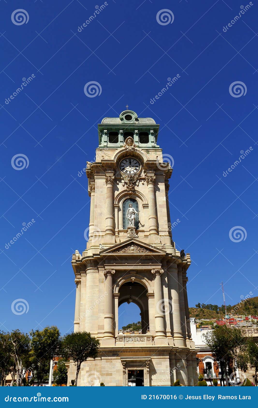 Monumental Clock in Pachuca Hidalgo, Mexico I Stock Photo - Image of monumental, time: 21670016