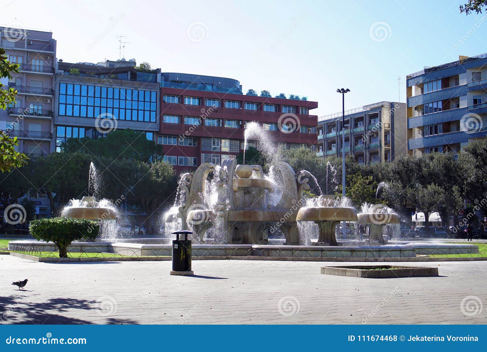 Piazza Mazzini Giuseppe, LECCE Stock Photo - Image of monument, stone ...