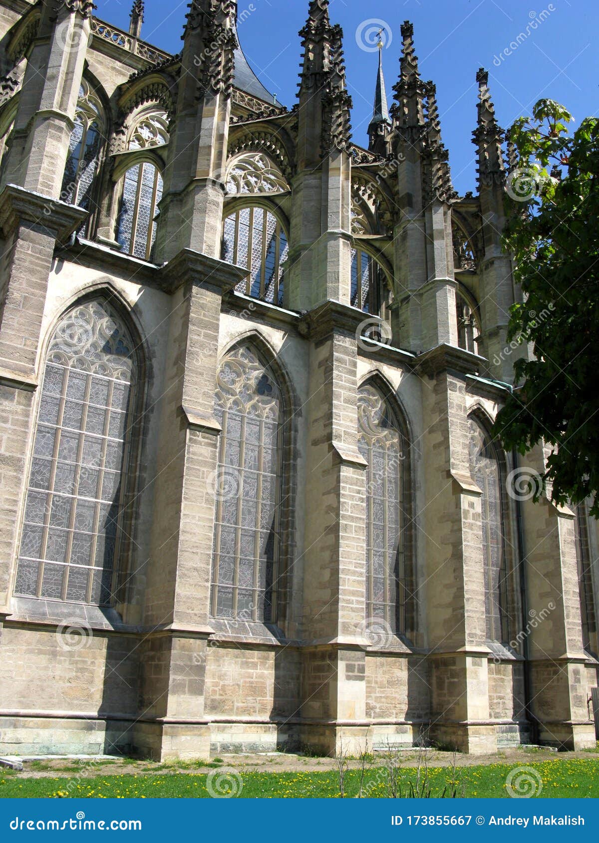 Elements of Gothic Construction Stock Image - Image of bohemia ...