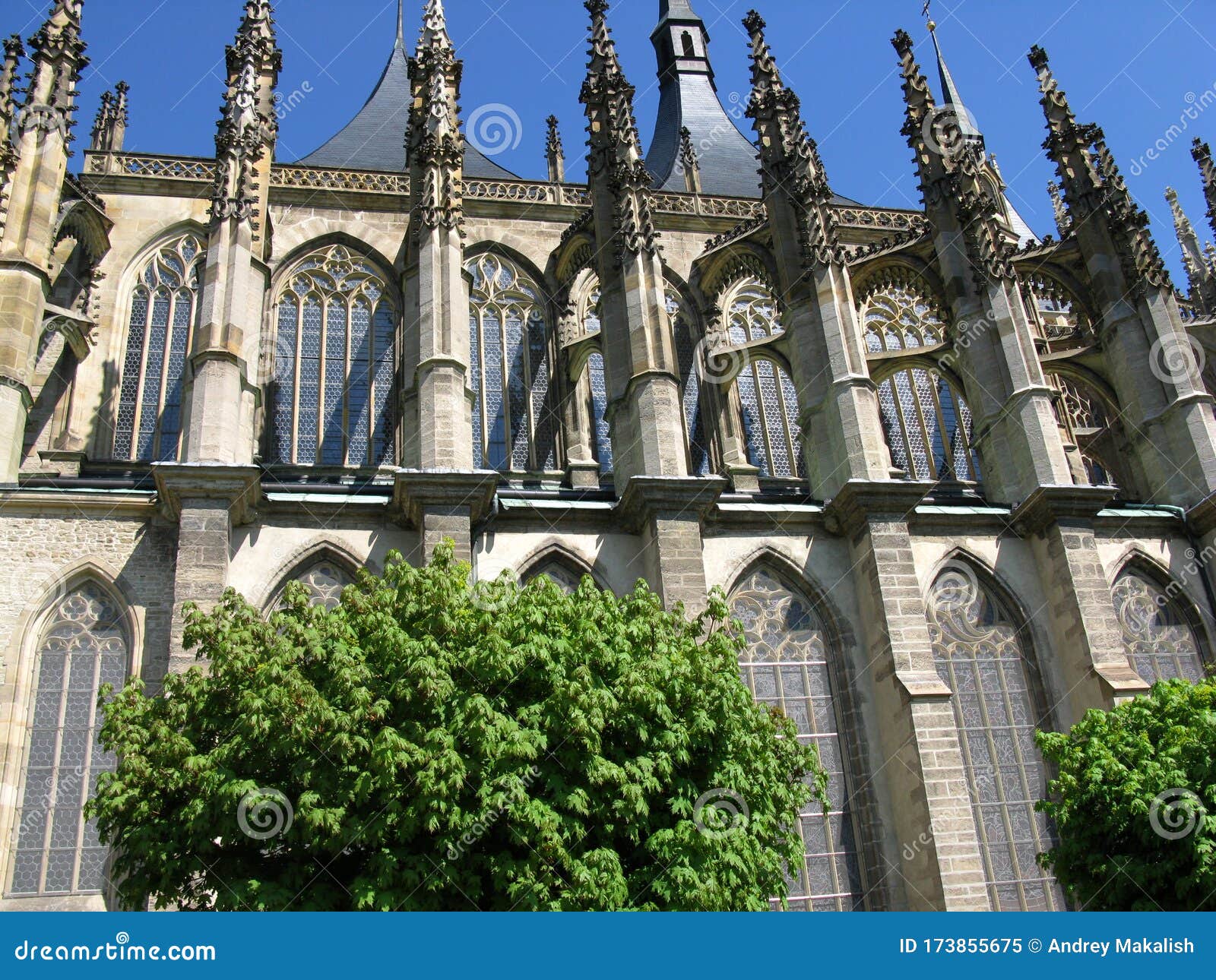 Elements of Gothic Construction Stock Image - Image of cathedral ...