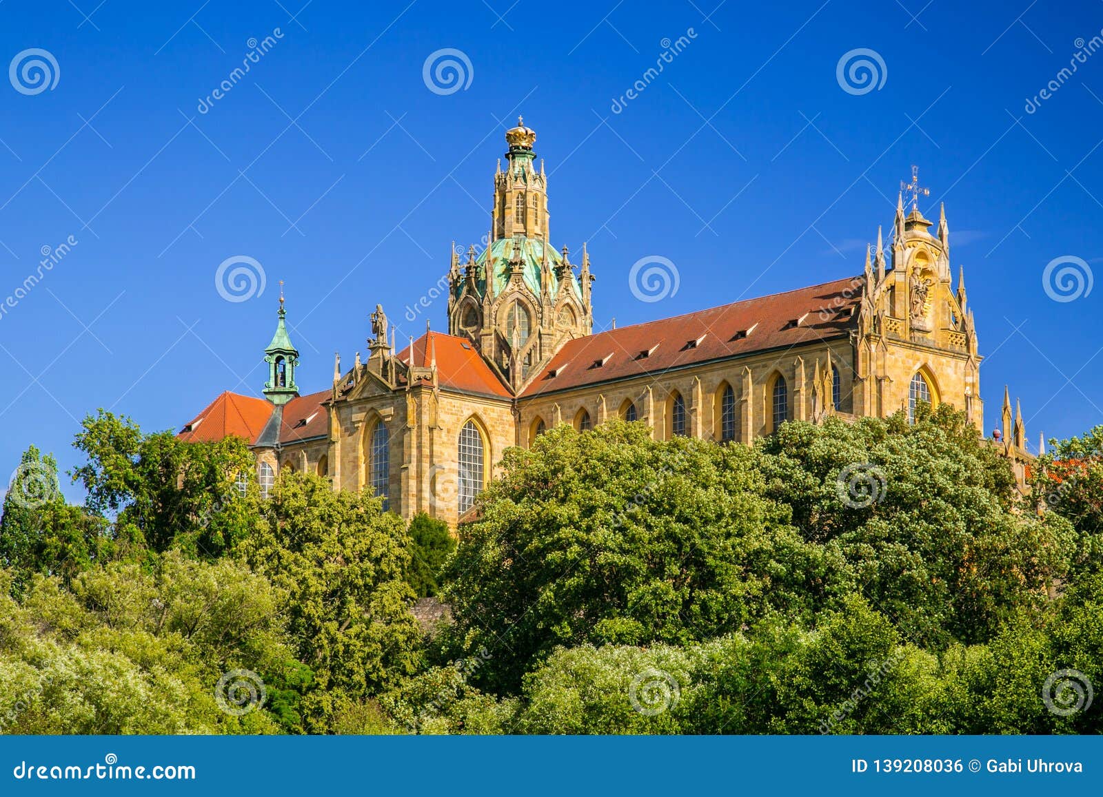Monumental Monastery of Benedictines in Kladruby Stock Photo - Image of ...
