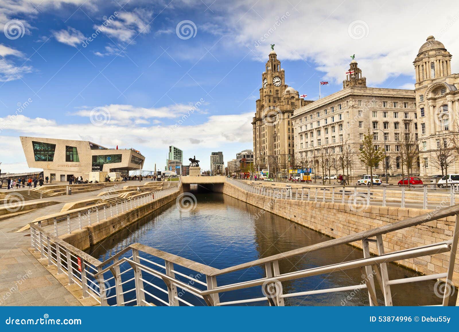 Monumenti Storici Di Lungomare a Liverpool Fotografia Editoriale ...