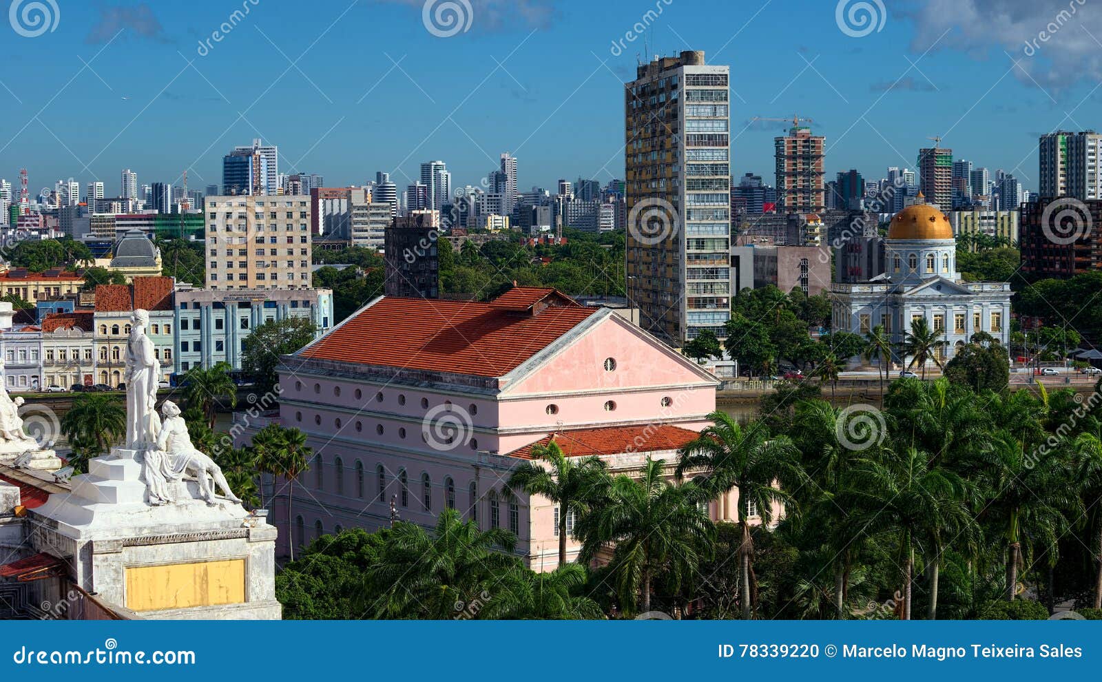 Monumenti Storici Di Recife Del Centro, Pernambuco, Brasile Fotografia ...