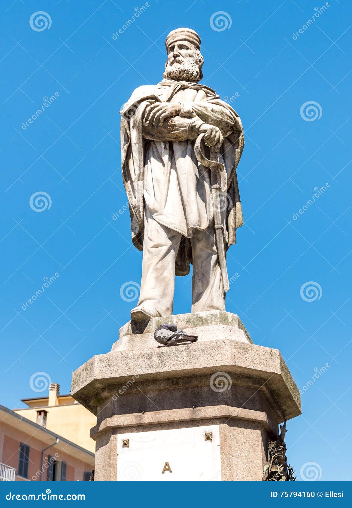 Monumento All'eroe Italiano Giuseppe Garibaldi Fotografia Stock ...