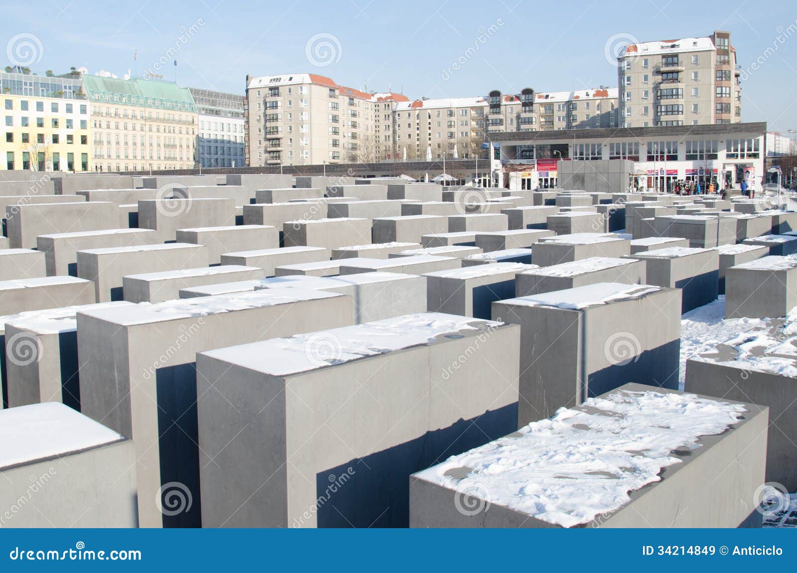 Monumento All'olocausto a Berlino Immagine Stock Editoriale - Immagine ...
