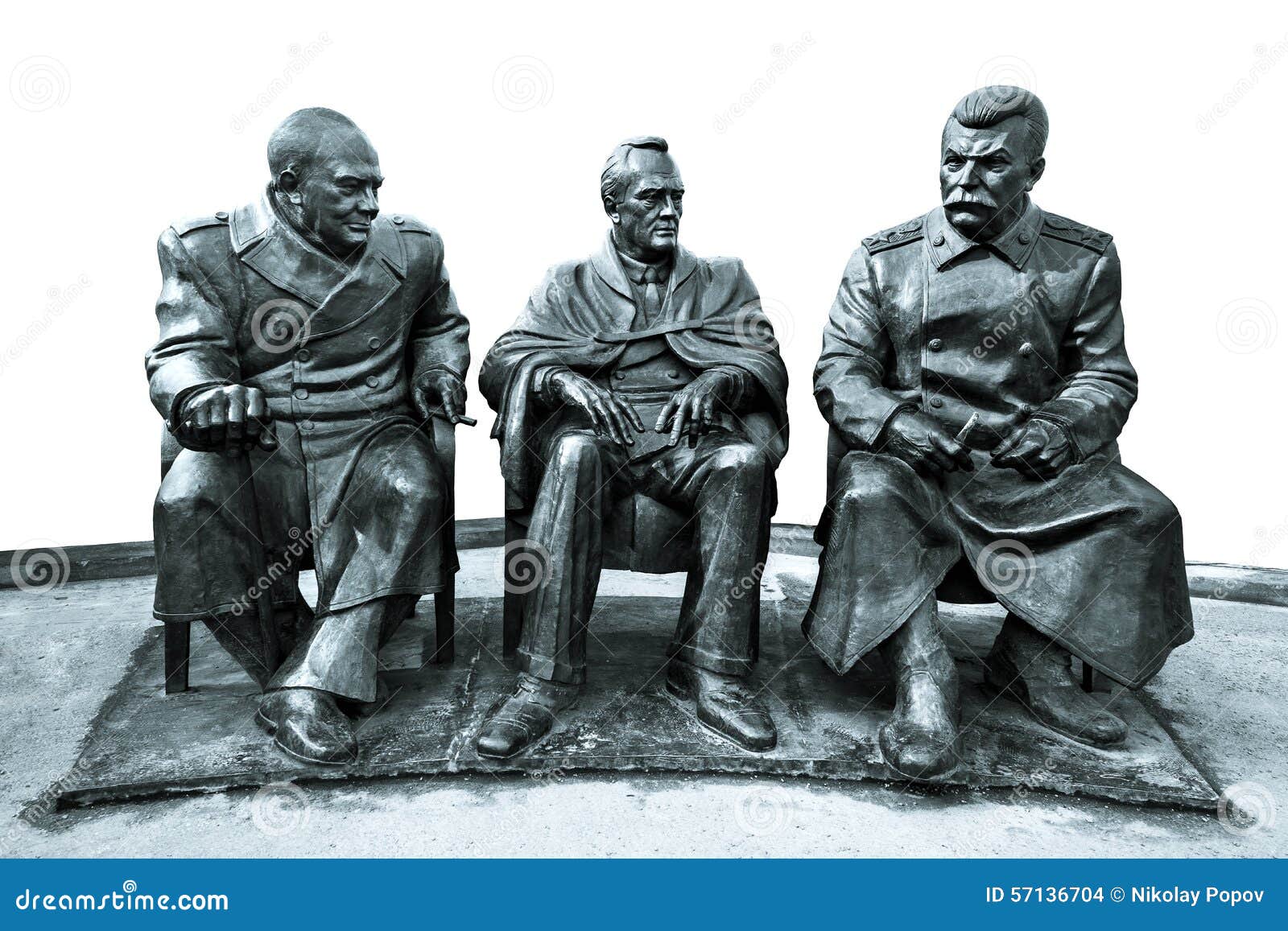 Monumento Alla Conferenza Di Jalta Immagine Stock Editoriale - Immagine ...