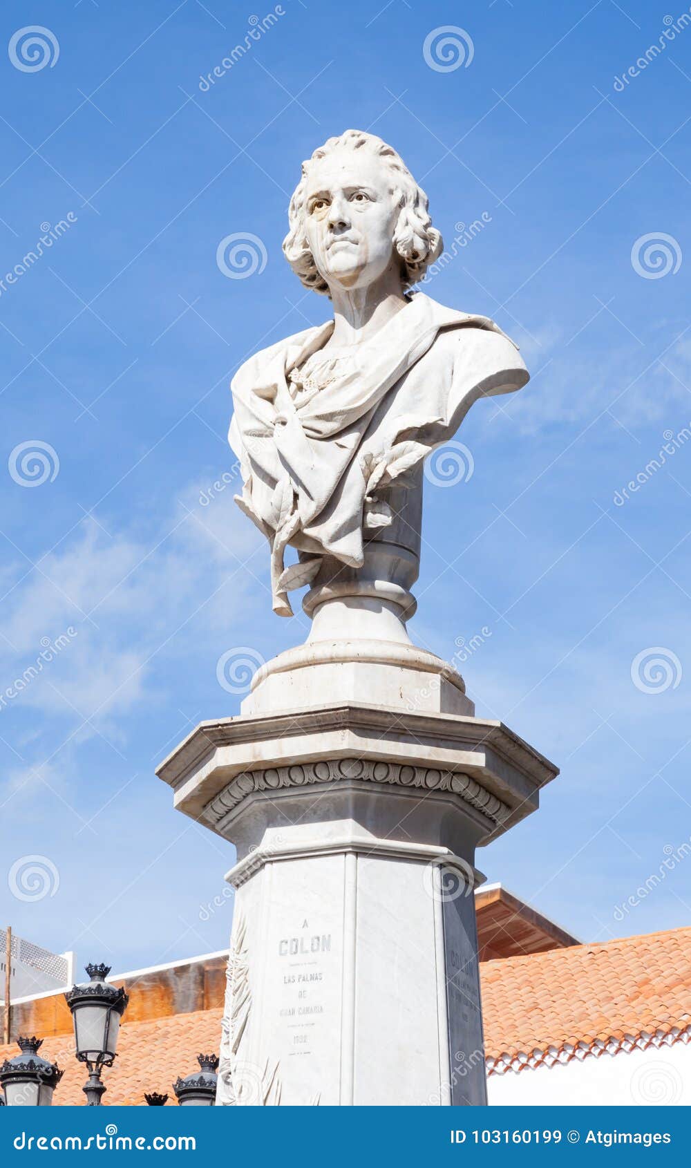 Monumento De Christopher Columbo Imagem de Stock Editorial - Imagem de ...