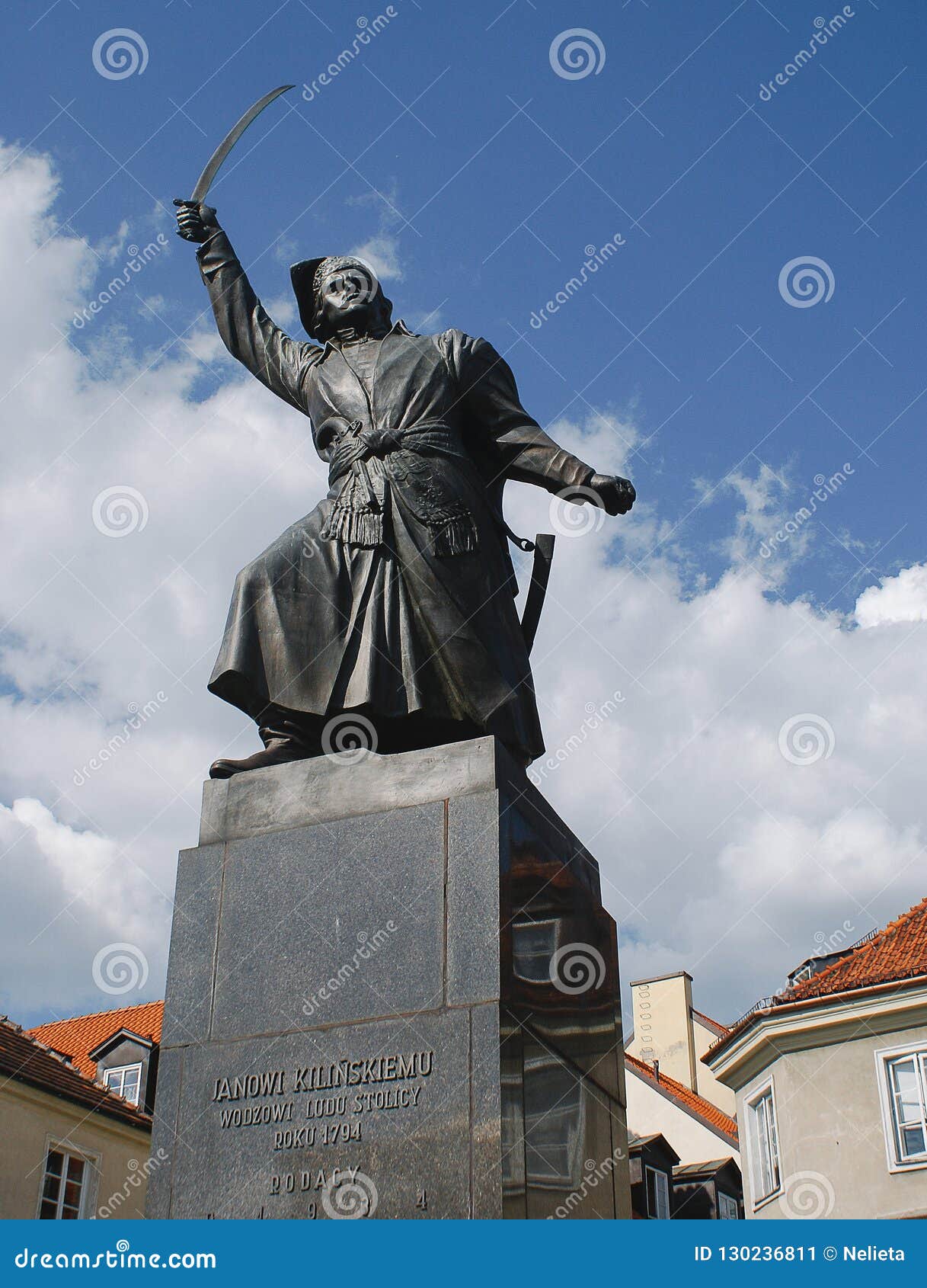 Monumento De Jan Kilinski No Quadrado De Krasinski Foto Editorial ...