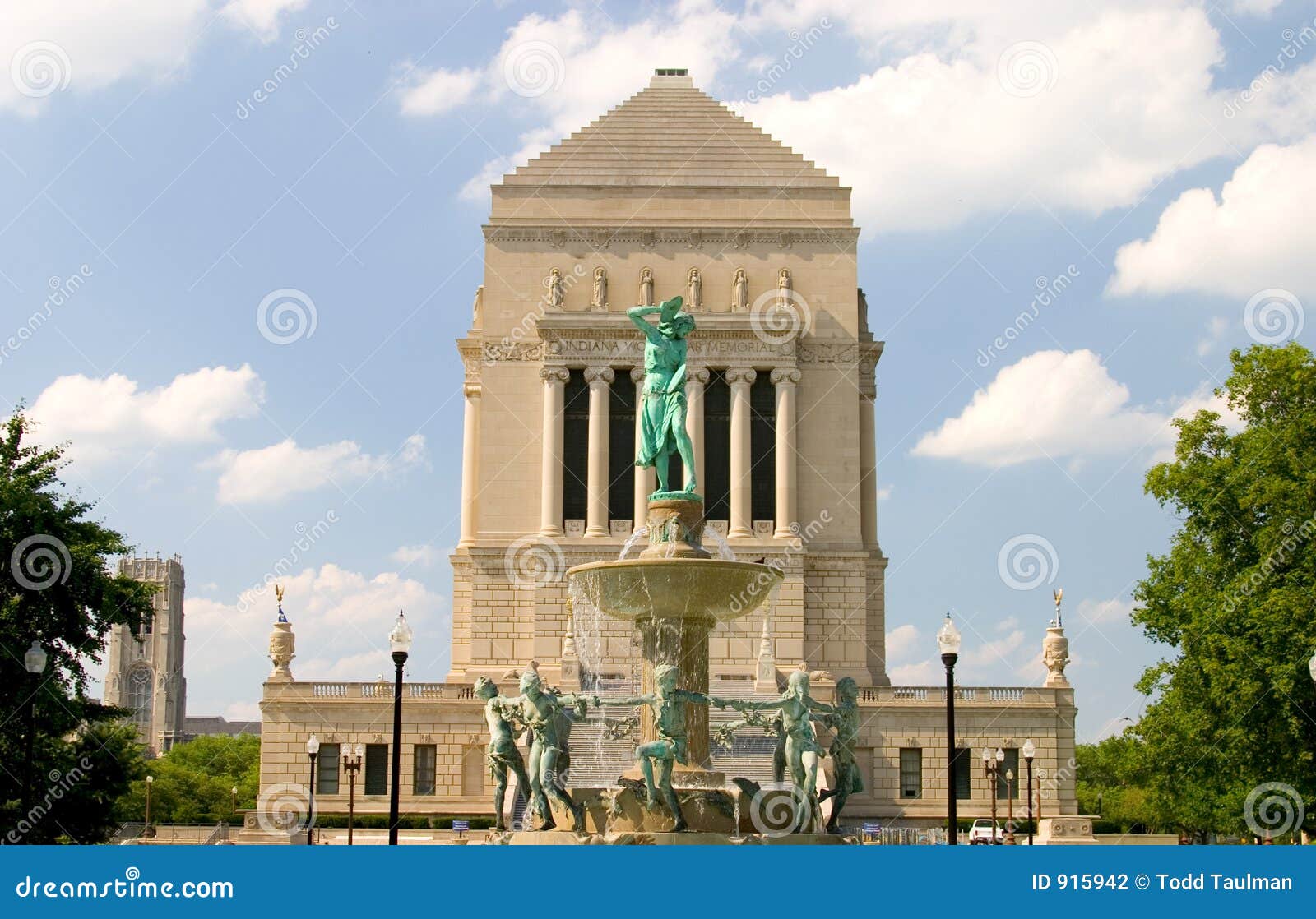 Monumento De La Guerra De Indiana Foto de archivo - Imagen de turismo ...