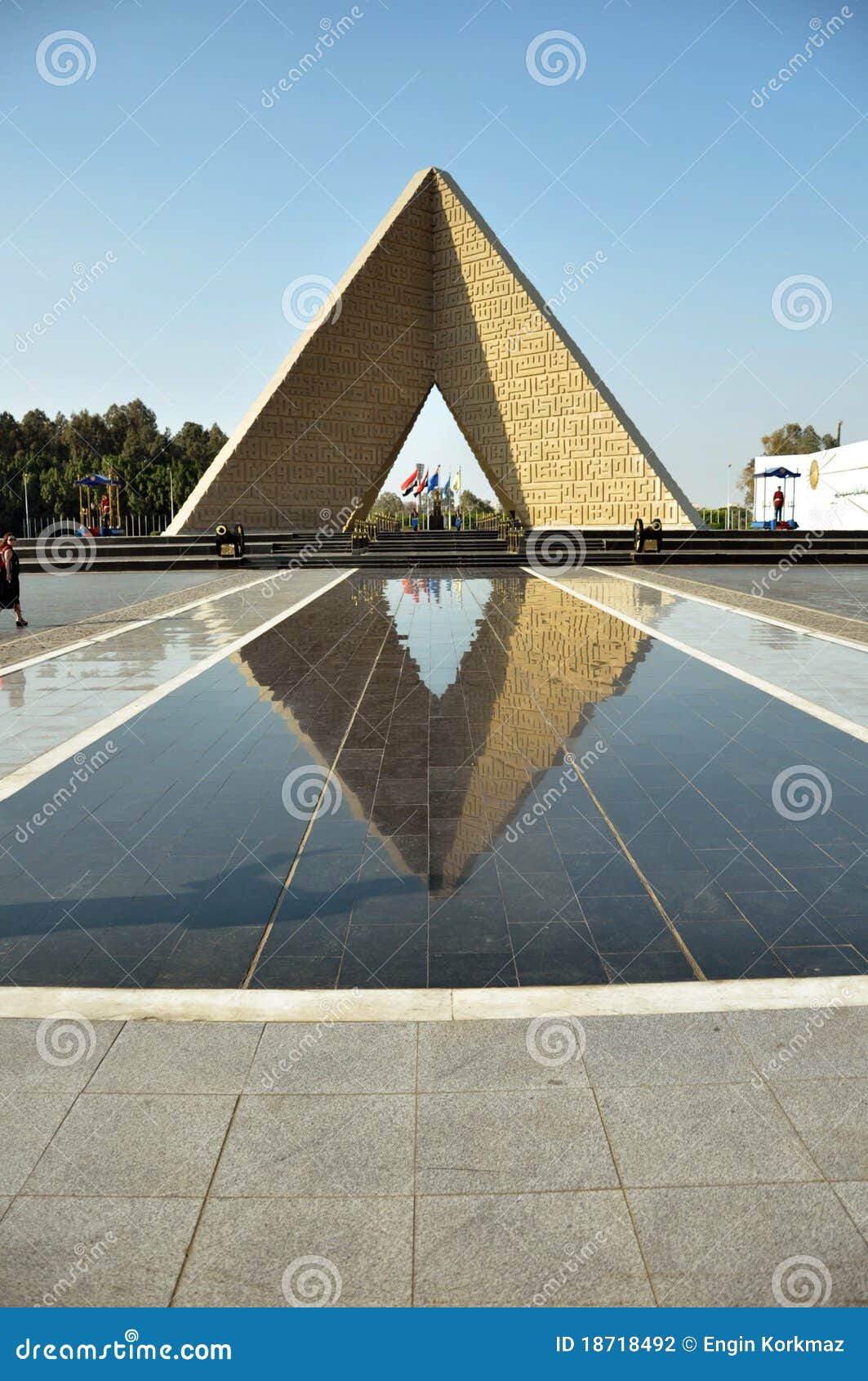 Monumento de Sadat Anwar fotografía editorial. Imagen de memoria - 18718492