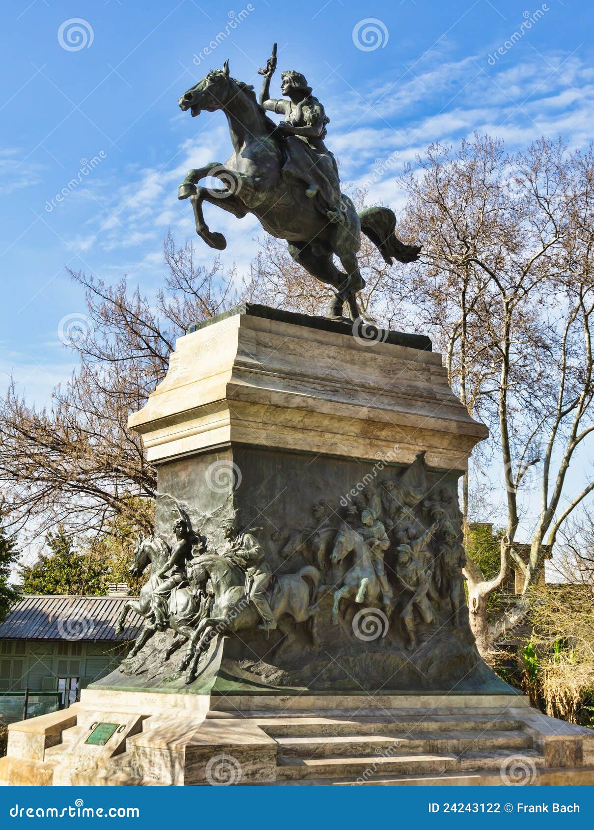 Monumento Della Anita Garibaldi - Roma, Fotografia Stock - Immagine di ...