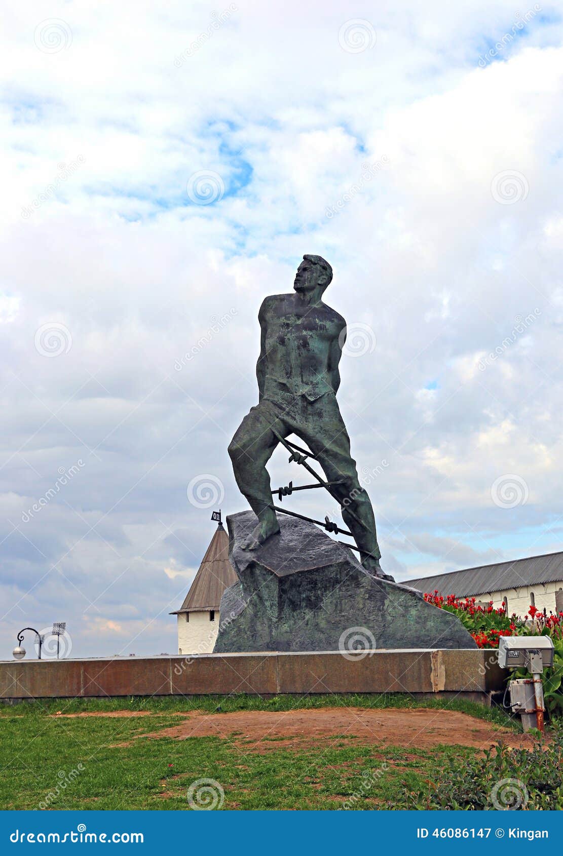 Monumento a Musa Jalil fotografia editorial. Imagem de monumento - 46086147