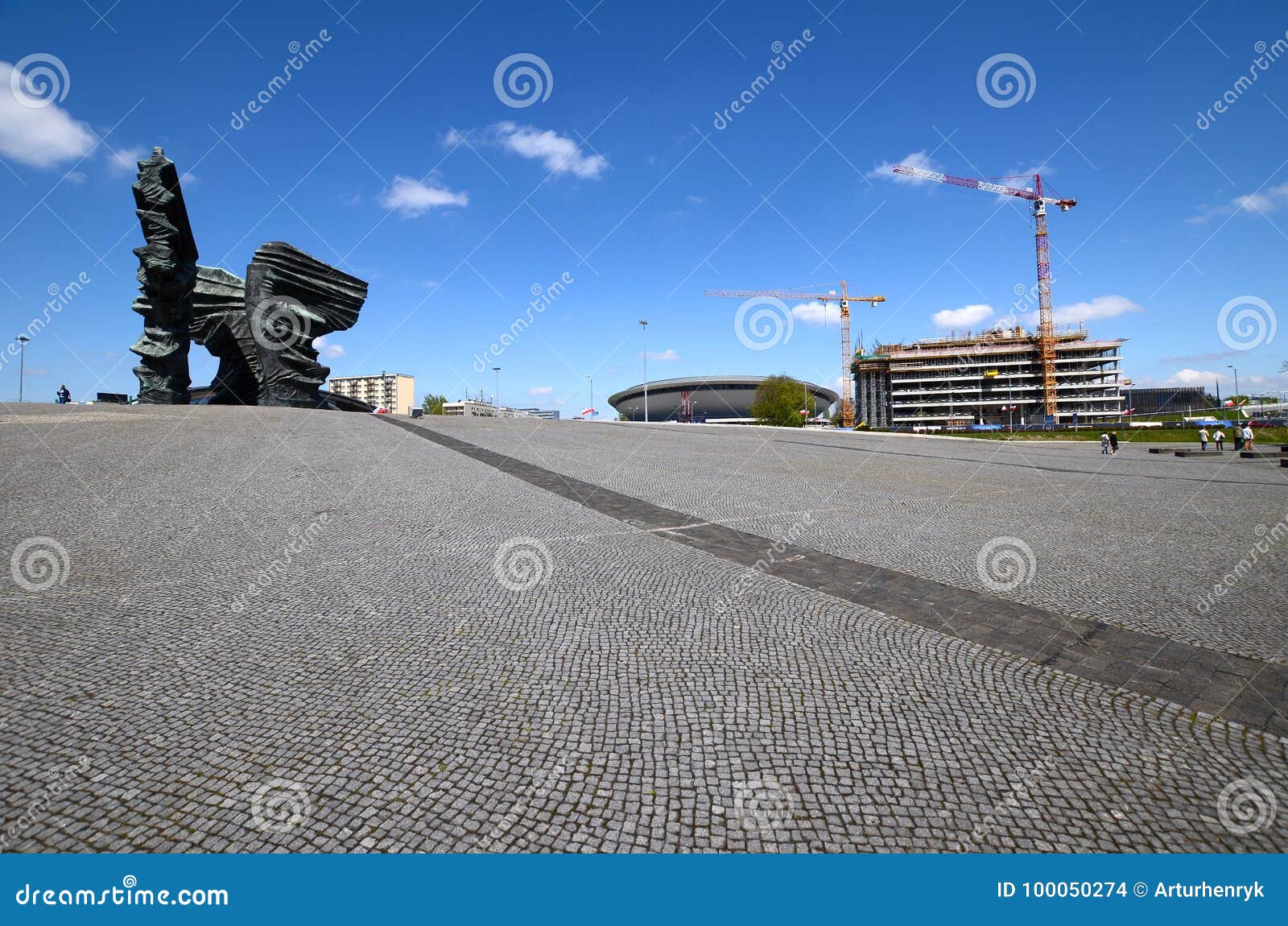 Monumento Silesio De Los Insurrectos En Katowice Imagen de archivo ...