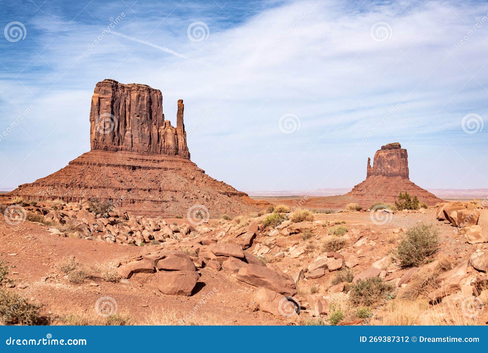 Monumento vale arizona usa foto de stock. Imagem de sudoeste - 269387312