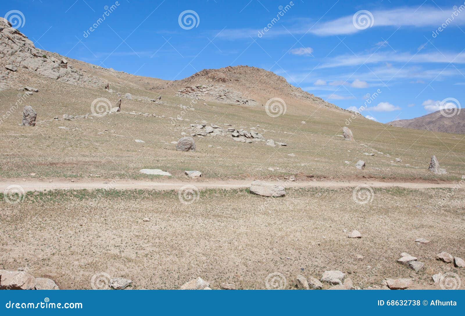 Monuments of Ancient Civilization in Asia Stock Photo - Image of mound ...