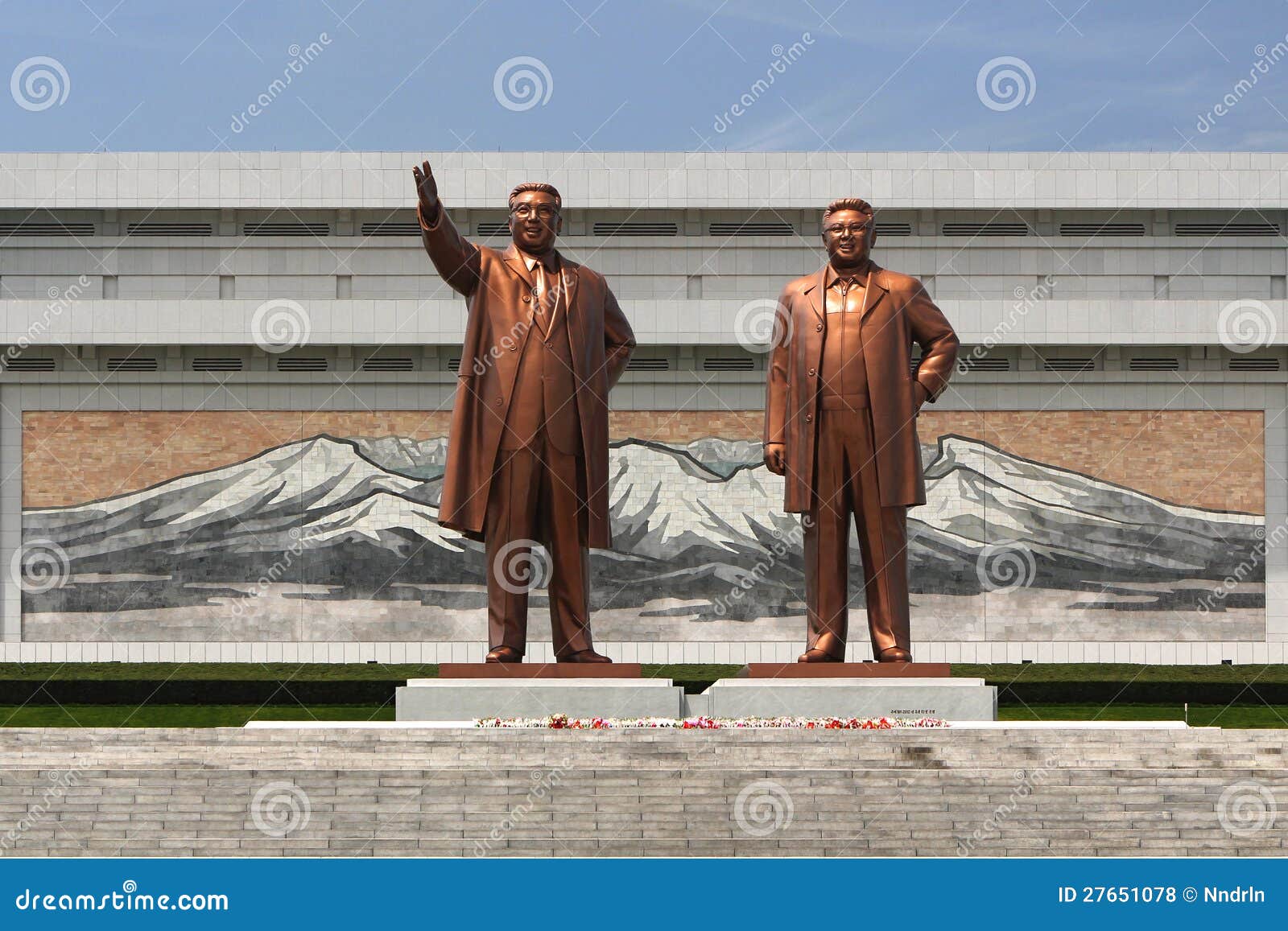 Monuments and Architecture of Pyongyang Editorial Stock Photo - Image ...