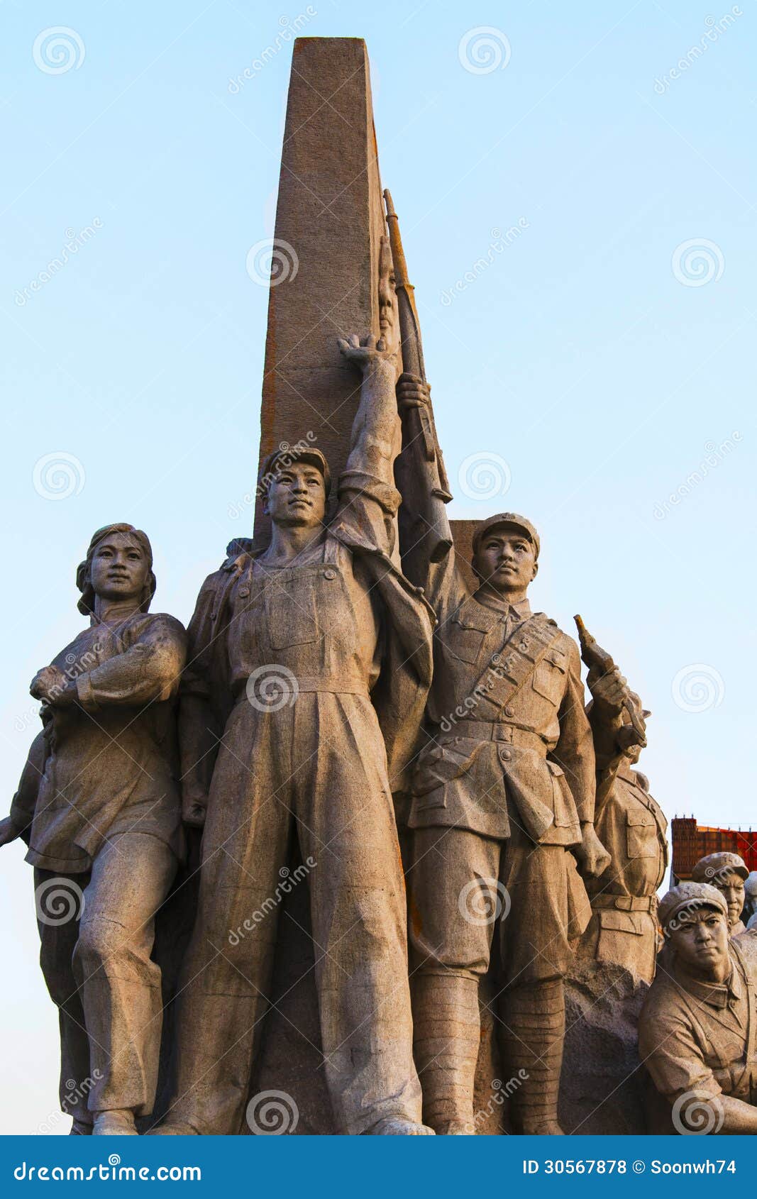 Monuments of communism stock photo. Image of oriental - 30567878