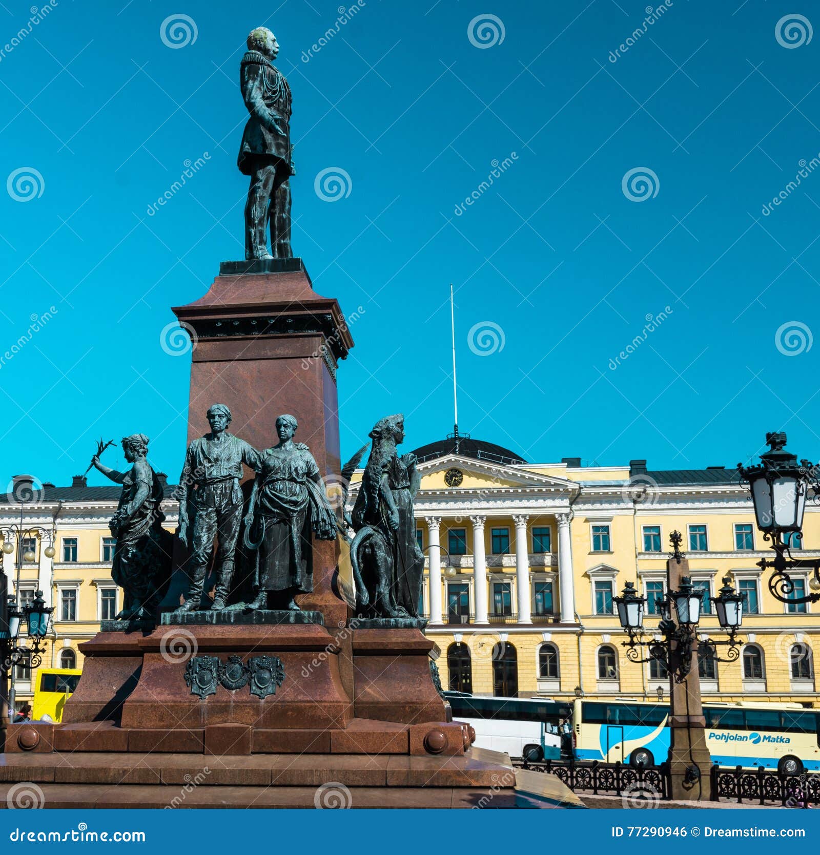 Monuments Helsinki editorial photo. Image of europe, buildings - 77290946