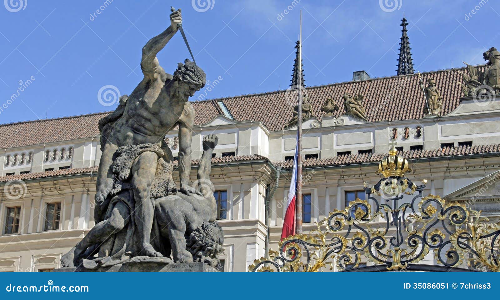Monuments of prague stock image. Image of tourism, capital - 35086051