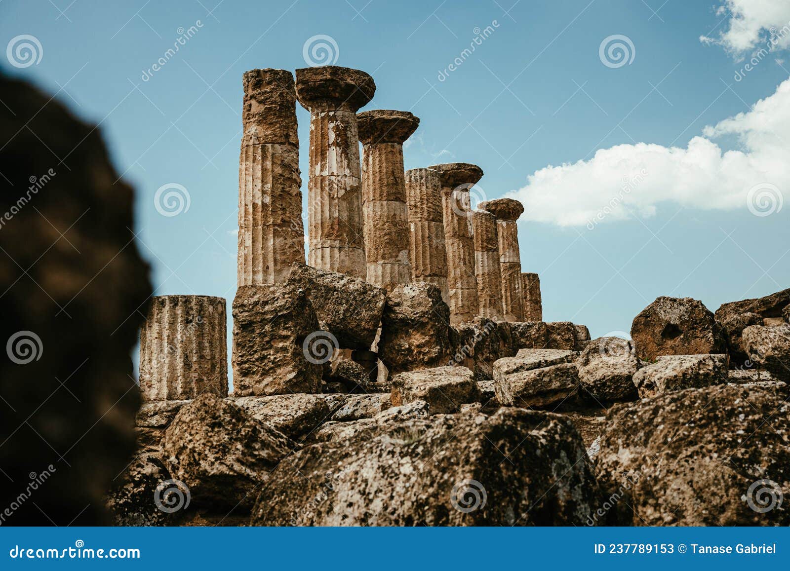 The monuments of sicily stock image. Image of architecture - 237789153
