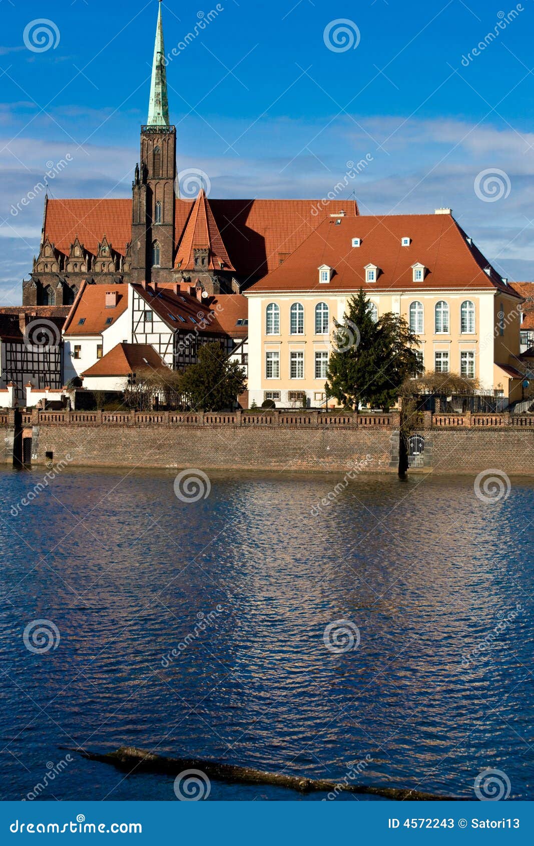 Monuments in Wroclaw, Poland Stock Image - Image of tumski, historic ...