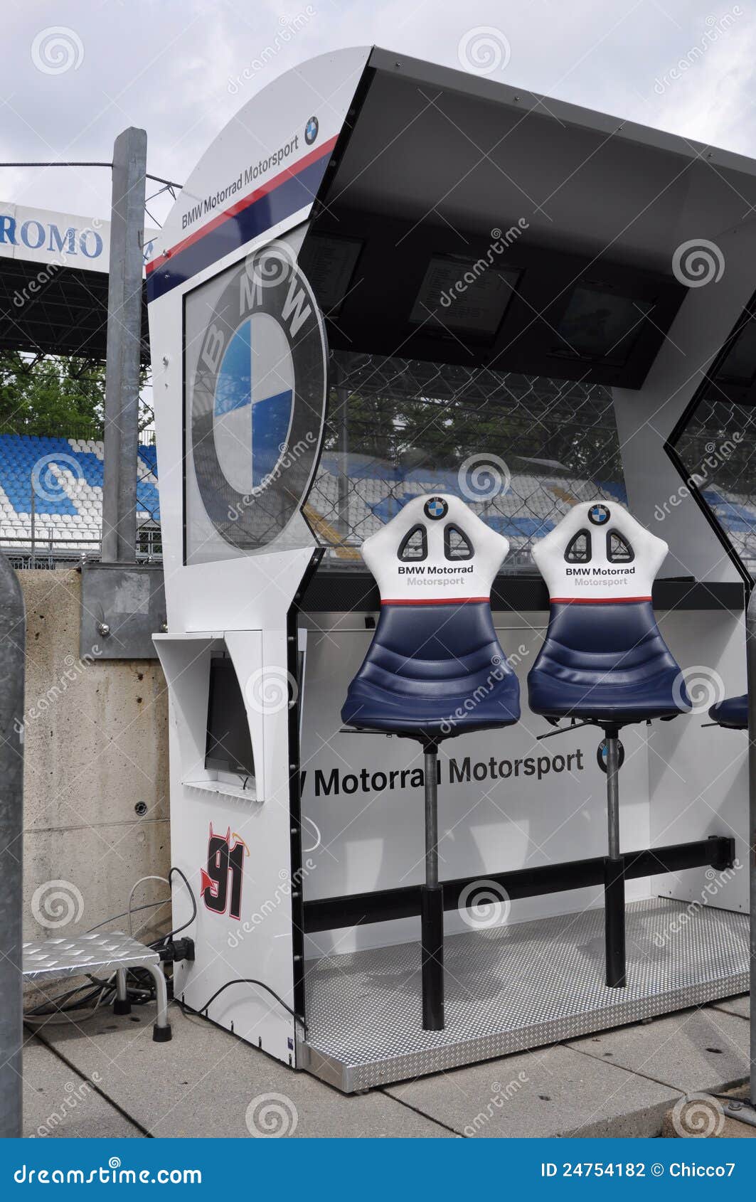 Monza 2012 - BMW Motorrad Motorspot Pit Wall Editorial Photography ...