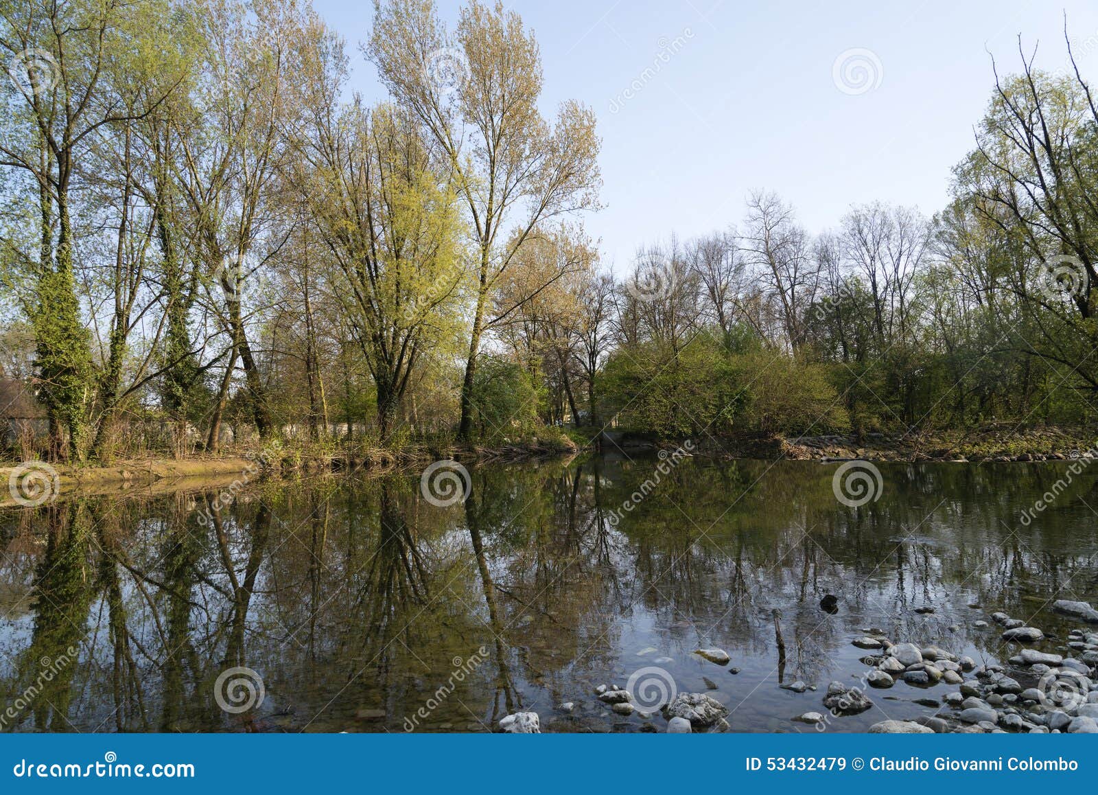 Monza Park: Lambro river stock image. Image of outdoor - 53432479