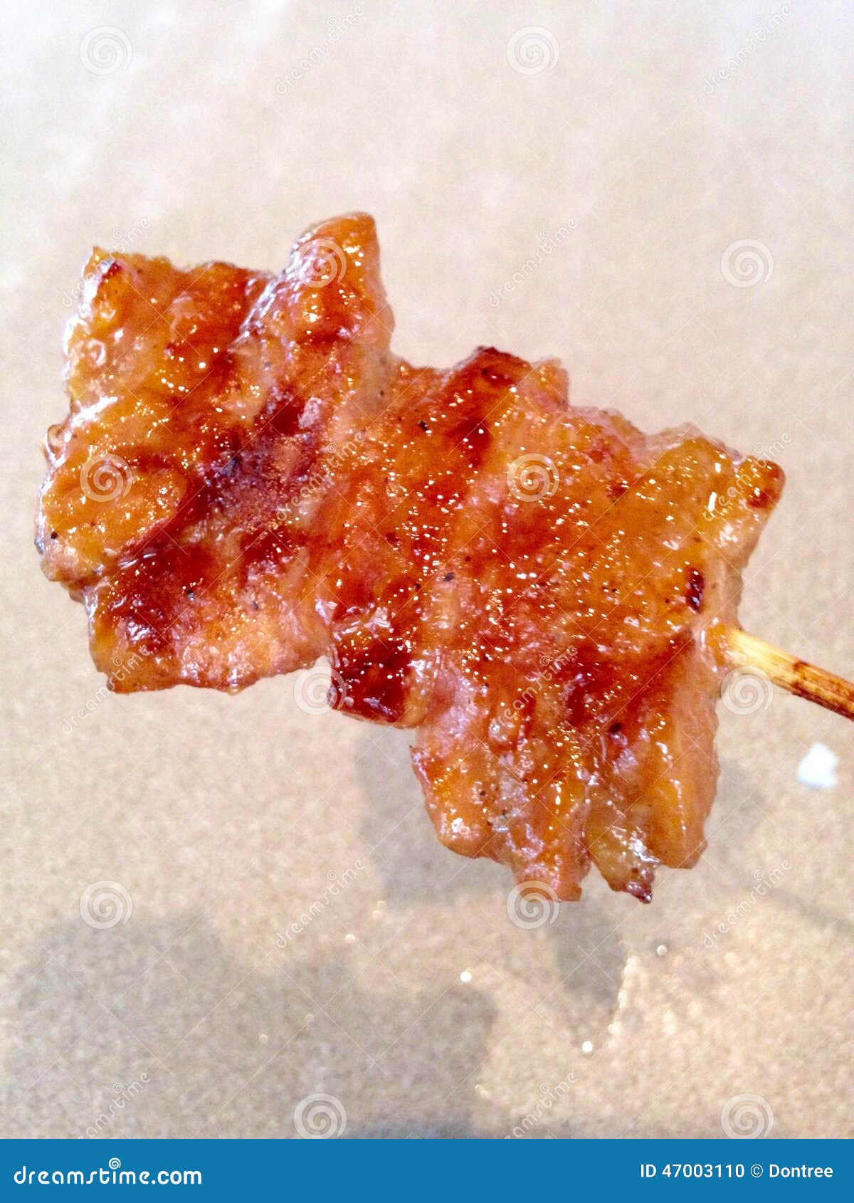 Moo Ping, Thai Style Grilled Pork Stock Photo - Image of grilled, cook ...