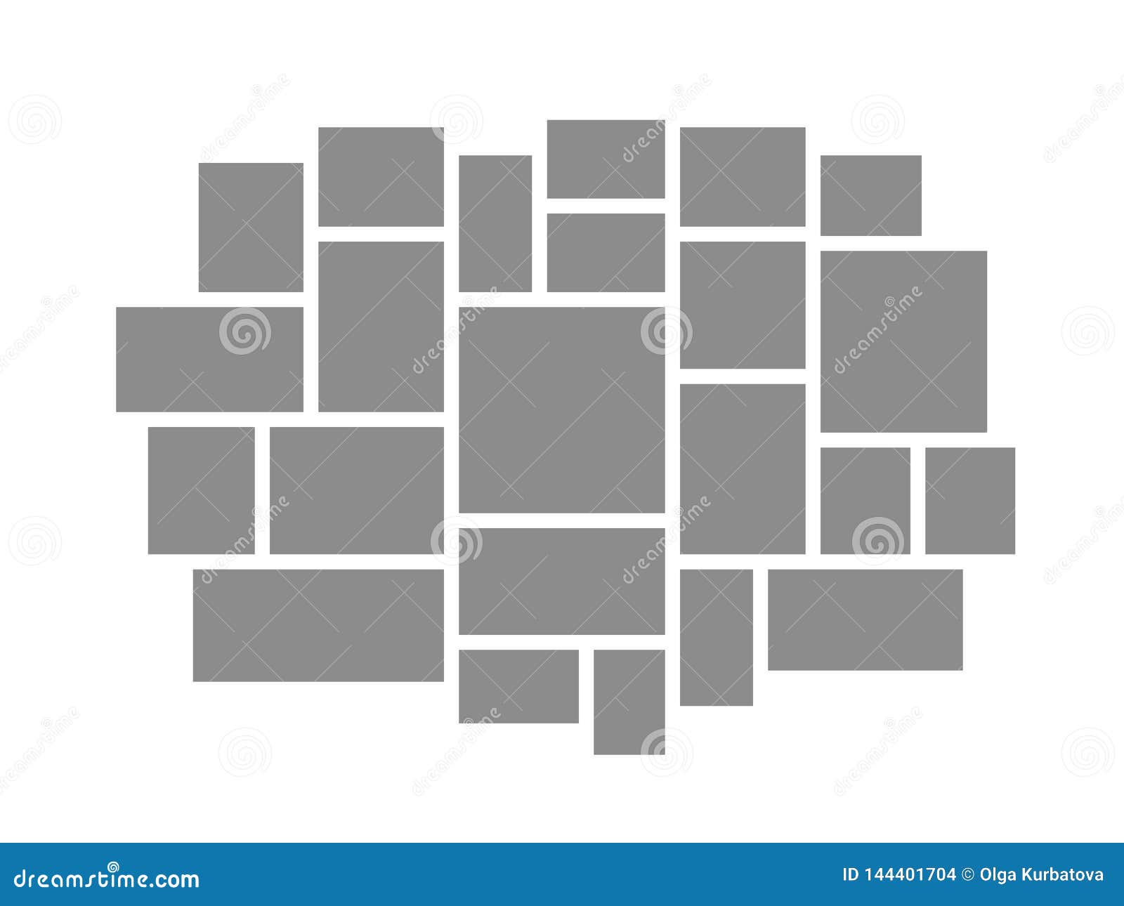 Mood Board Collage Frames Boards Mosaic Frame Photos Pallet Display