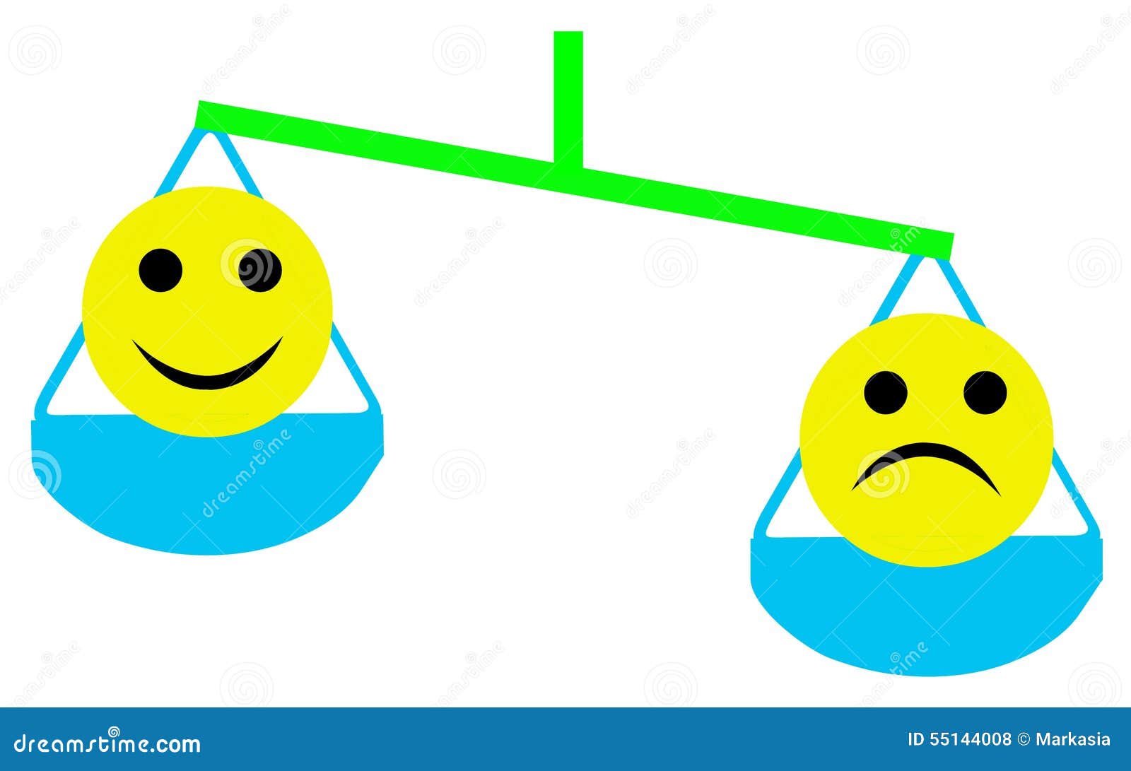 Mood stock illustration. Illustration of smiley, attitude - 55144008