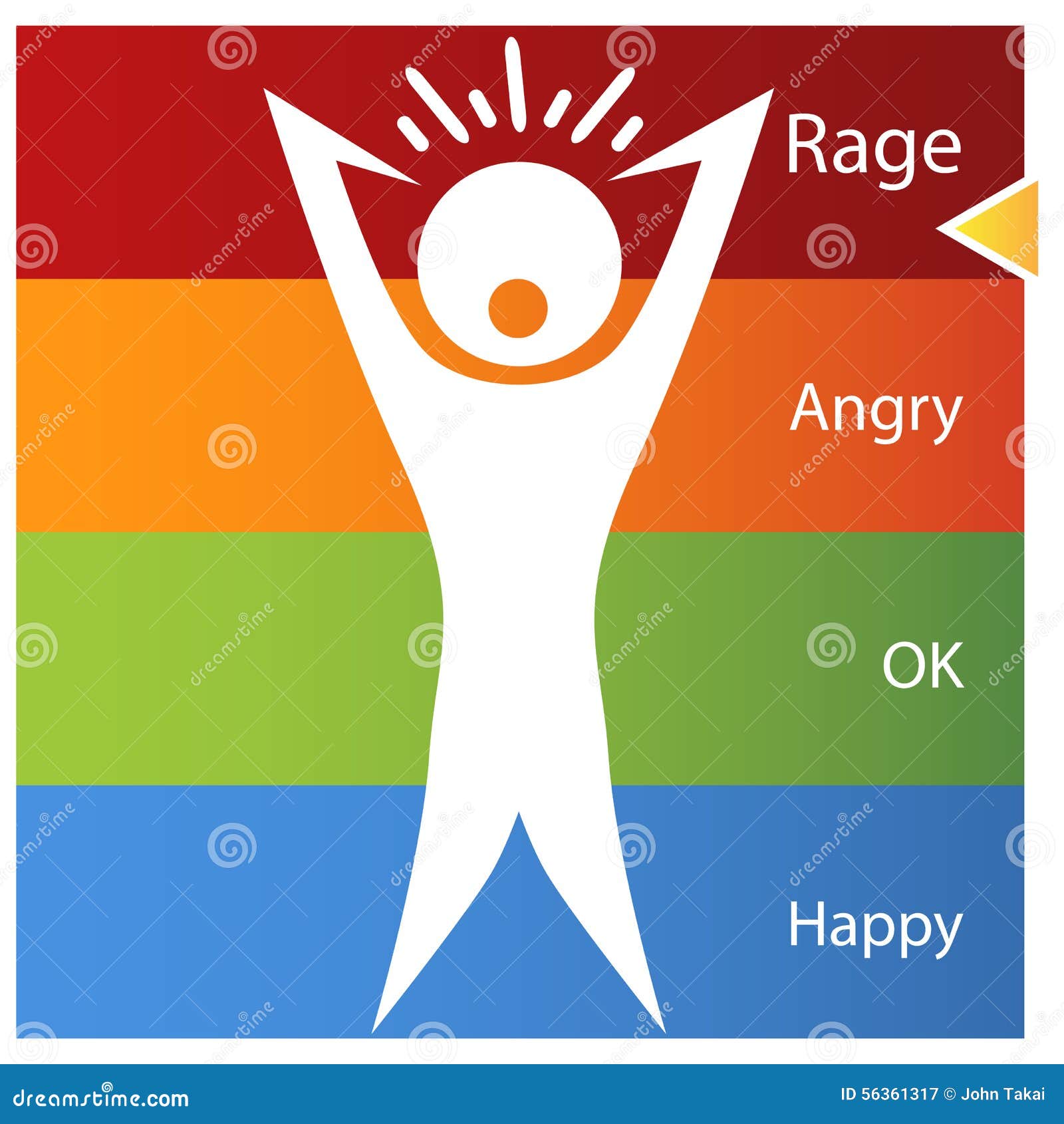 Heat Map Chart. Treemap Graph Template Or Pattern. Vector Illustration ...