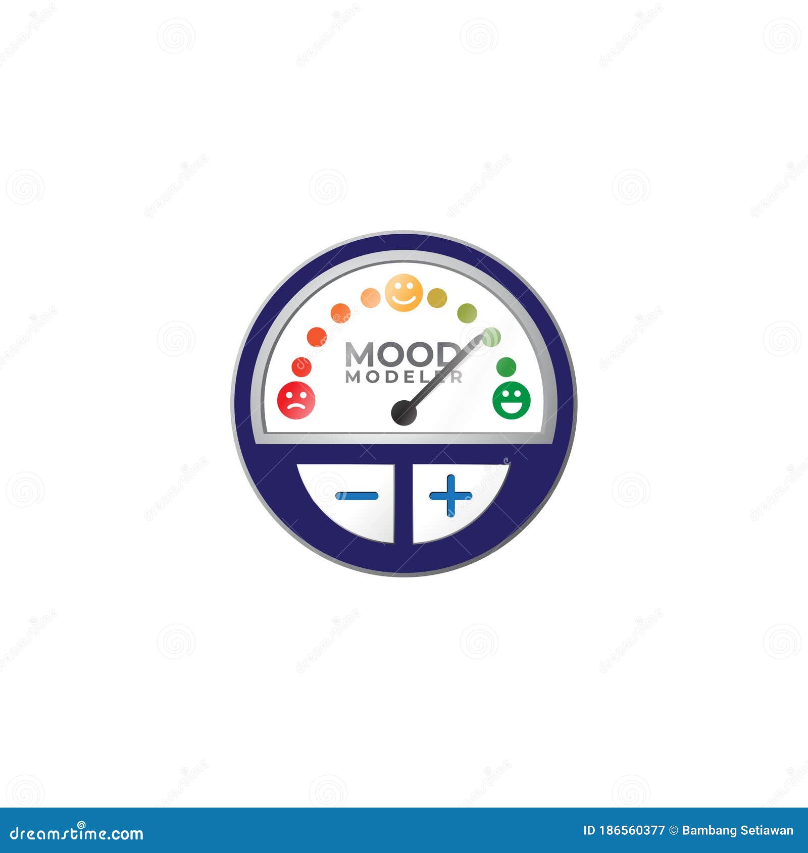 Mood Modeler Device Vector Illustration Isolated On White Background ...