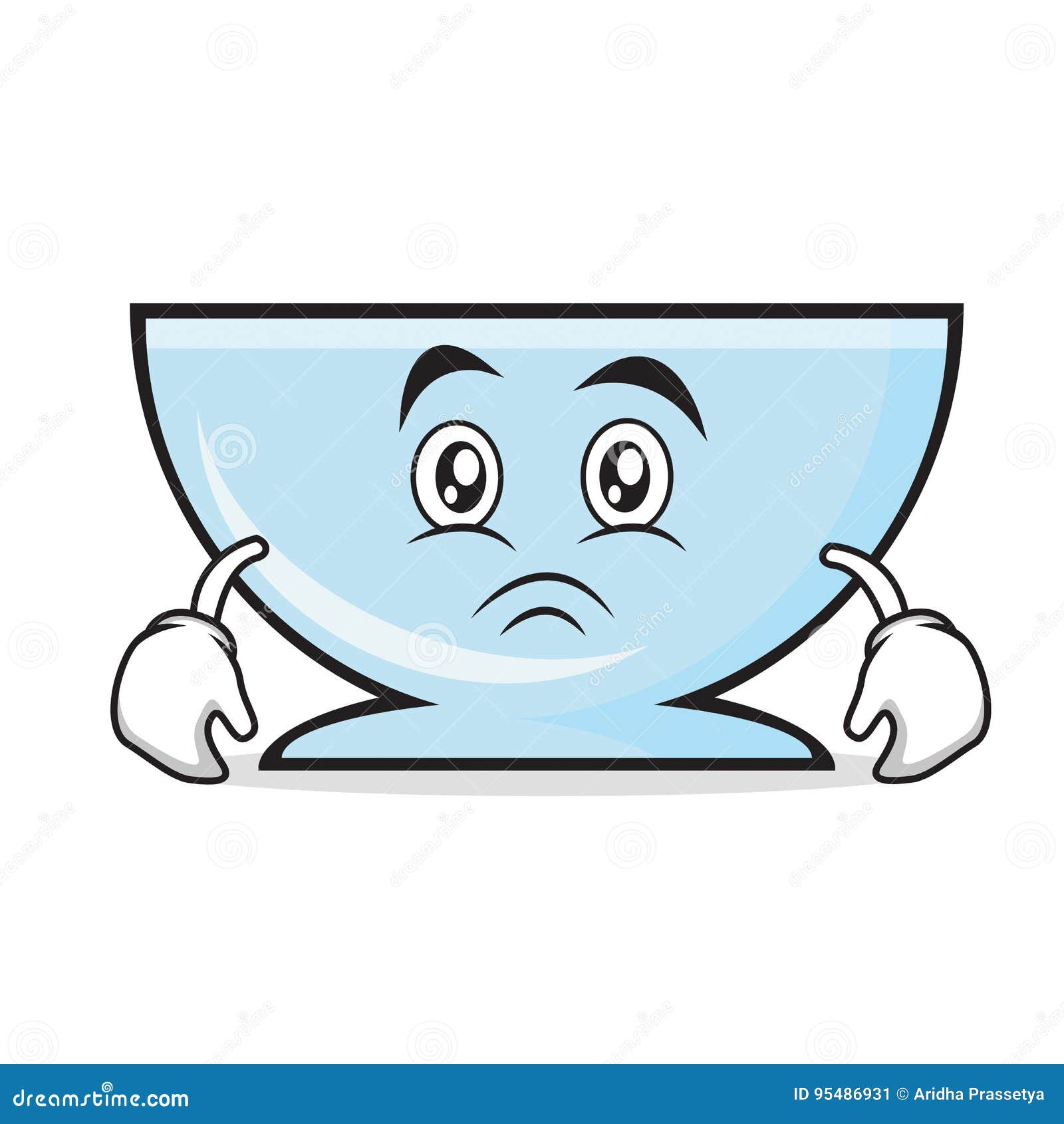 Moody Cartoon Heron On Branch Illustration Royalty-Free Stock Image ...