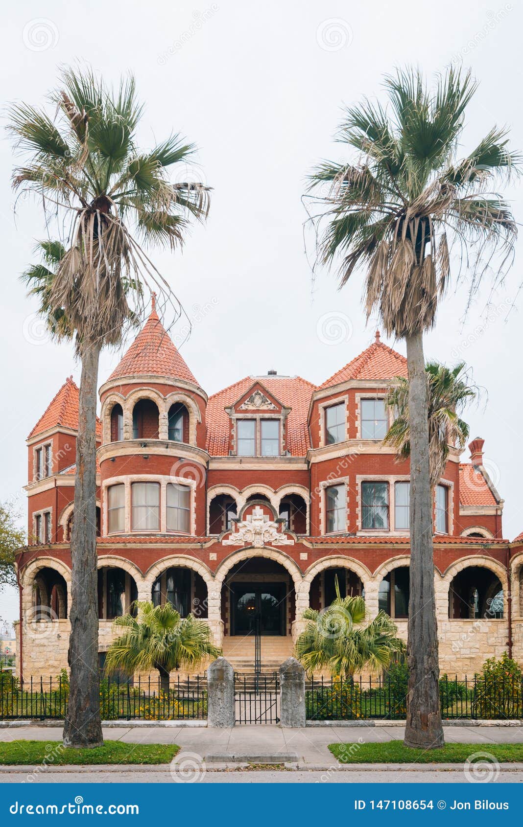 The Moody Mansion, in Galveston, Texas Stock Photo - Image of texas ...
