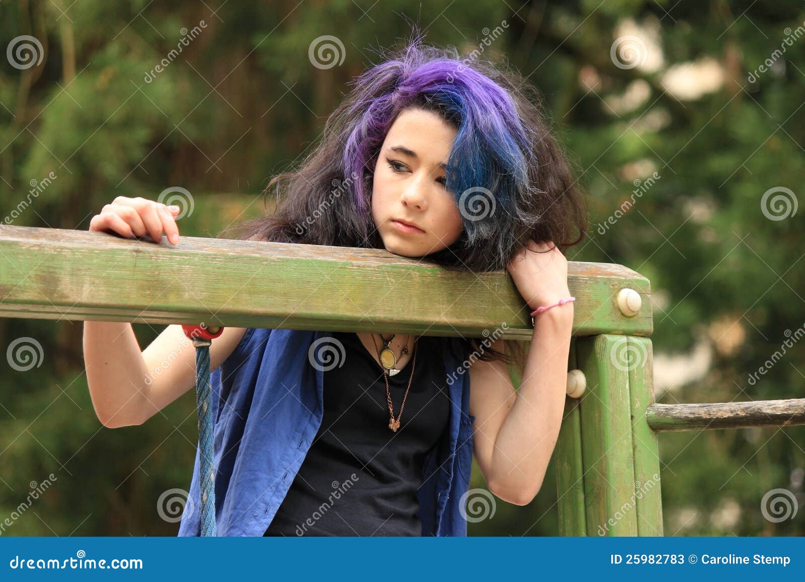 Moody teenager stock image. Image of colorful, loneliness - 25982783