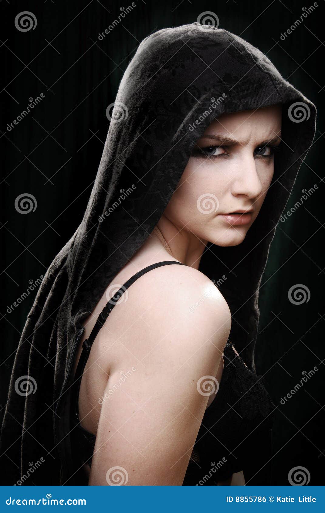 Moody urban girl stock photo. Image of suspision, confidence - 8855786