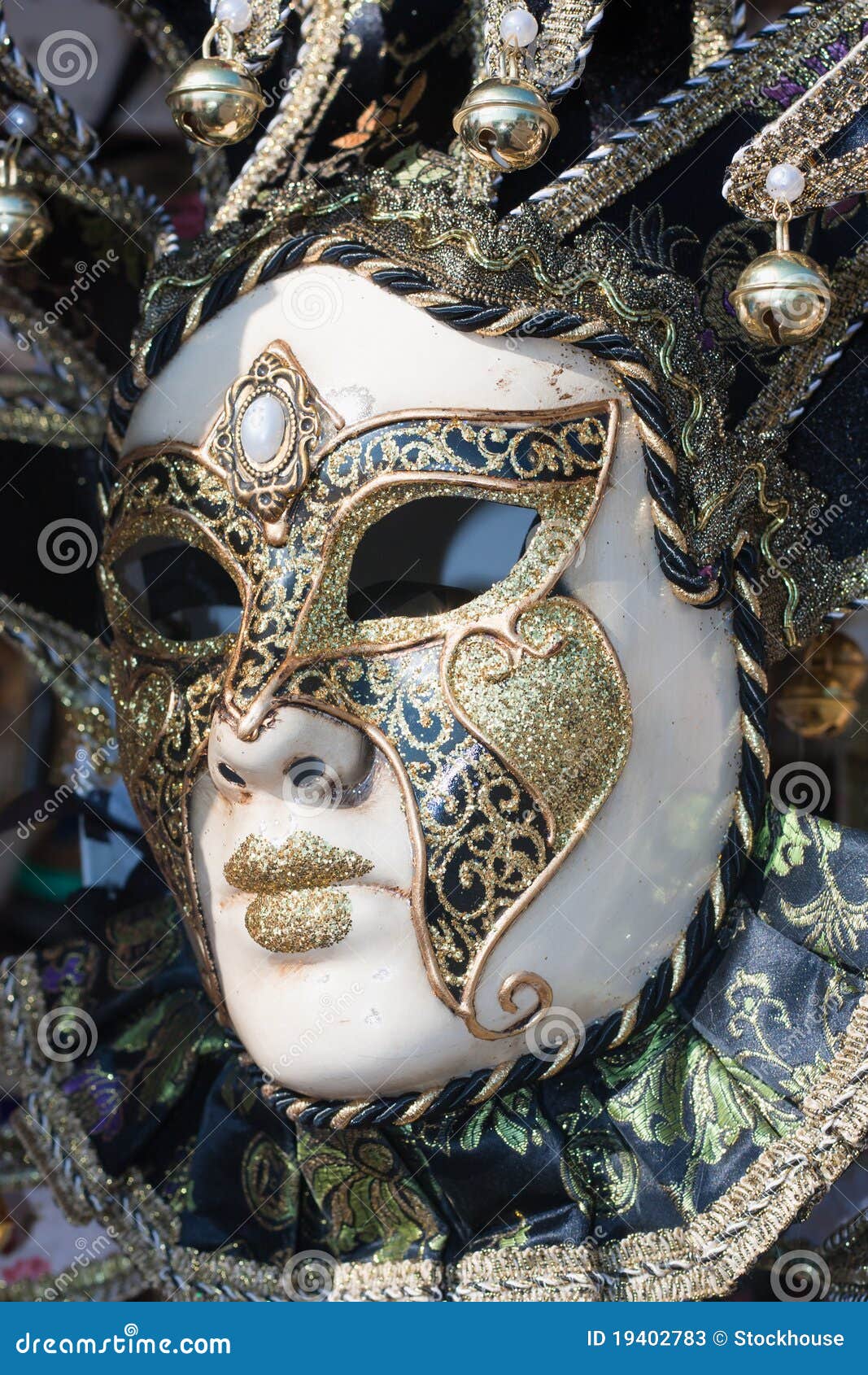 Mooi Decoratief Venetiaans Masker Stock Afbeelding - Image of artistiek ...