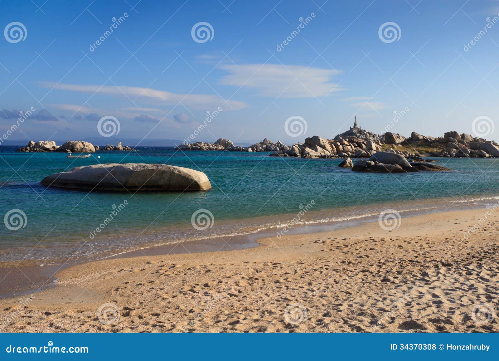 Mooi Strand Op Lavezzi-eiland Stock Foto - Image of ontspan, frans ...