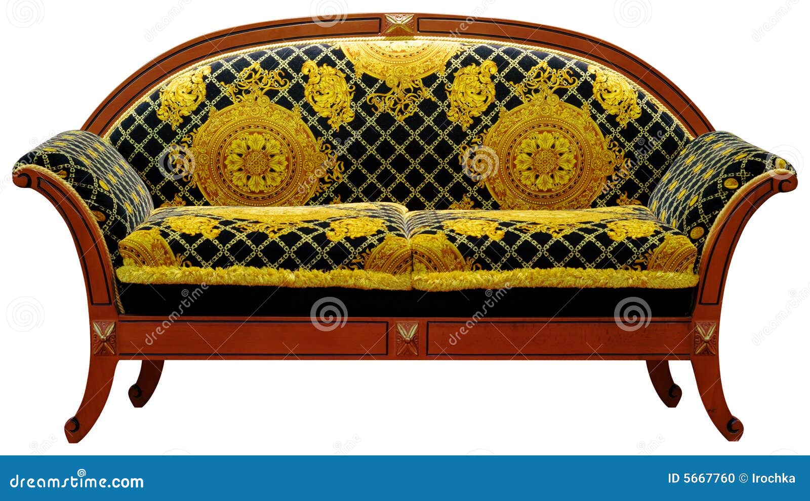 Mooie Bank stock foto. Image of luxueus, leven, gouden - 5667760