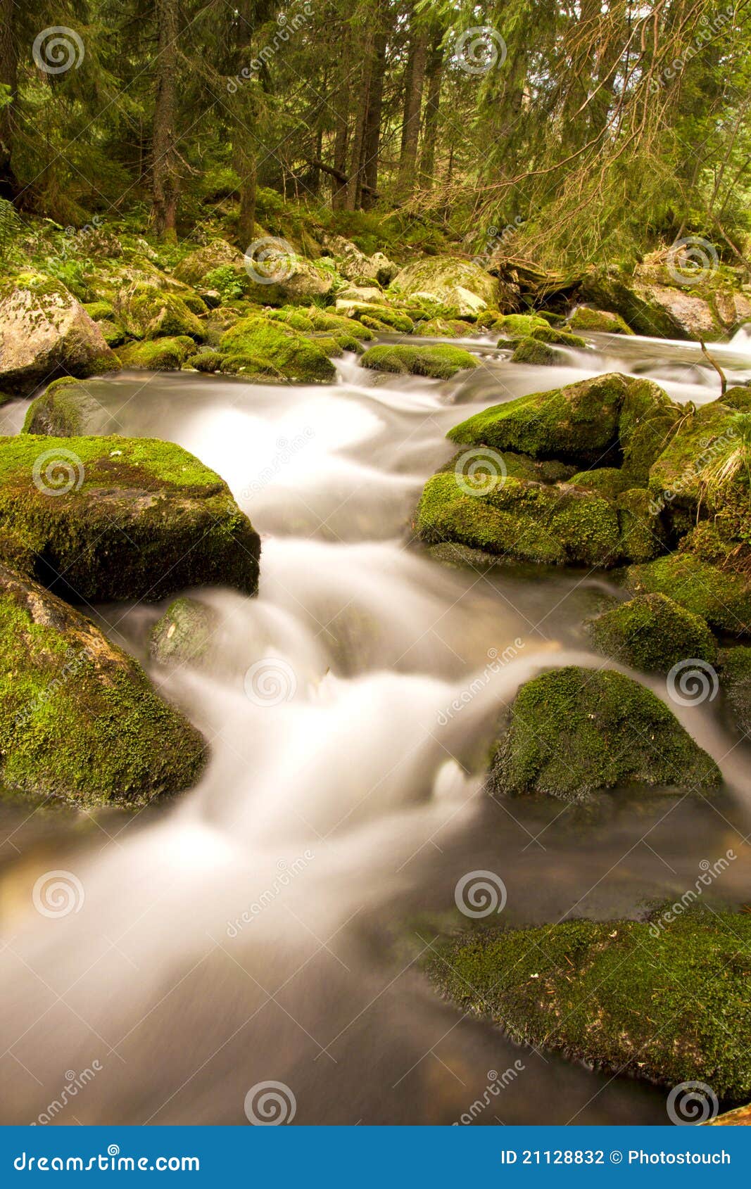 Mooie En Magische Waterstroom Stock Foto - Image of lucht, rivier: 21128832