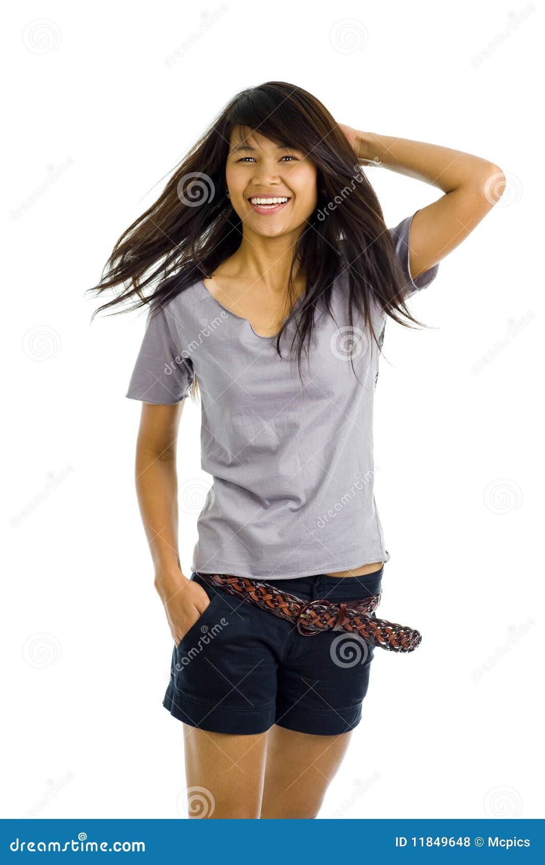 Mooie, jonge Aziaat stock foto. Image of geïsoleerd, persoon - 11849648