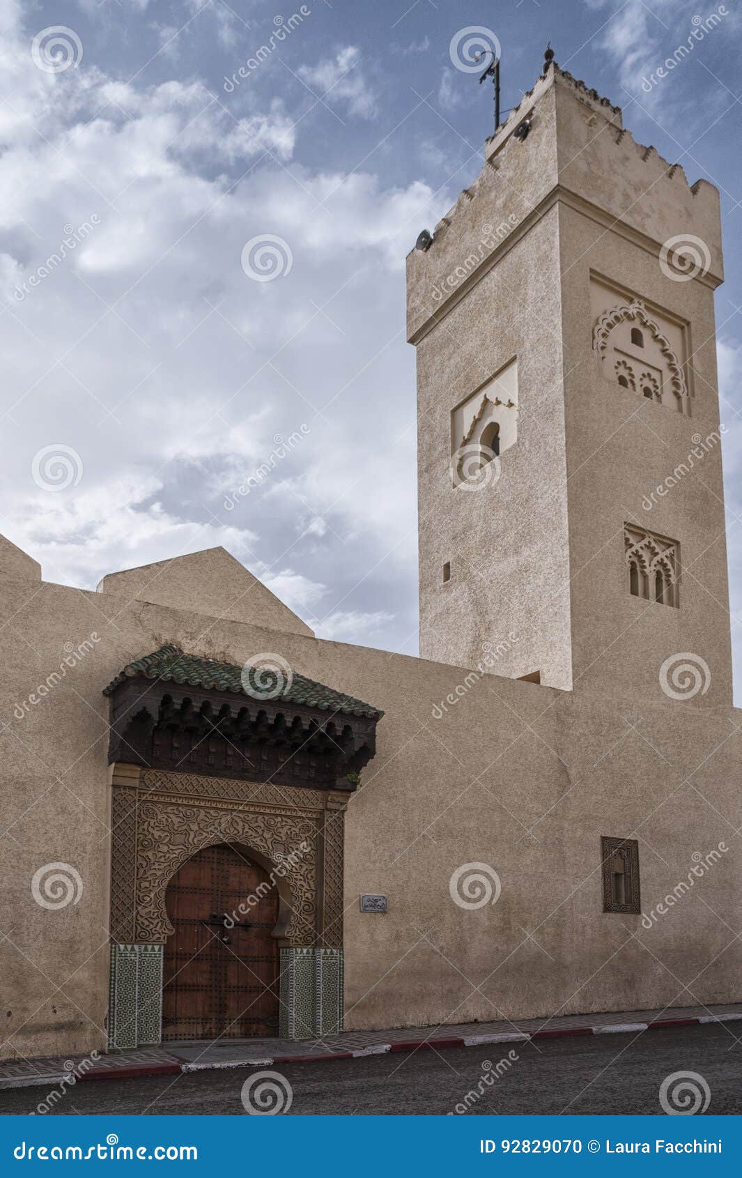 Mooie Medina Van Fez, Marokko Stock Foto - Image of medina, ingang ...